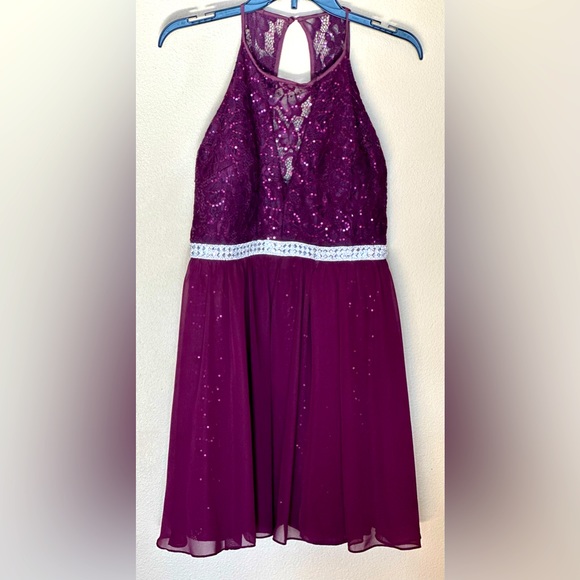 Dear Moon | Dresses | Burgundy Semi Formal Dress | Poshmark